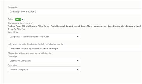 Dashboard Tiles Overview Donorfy Support