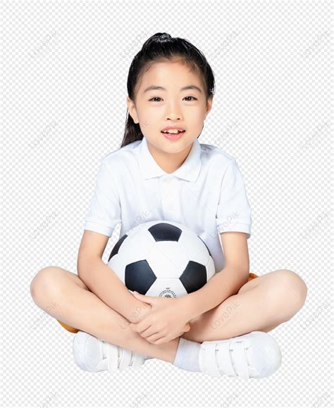 어린 여자 축구 Png 일러스트 무료 다운로드 Lovepik