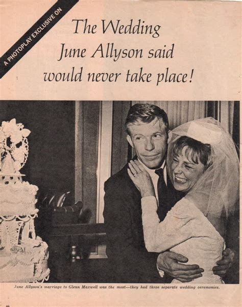 June Allyson Original Clipping Magazine Photo 2pg 8x10