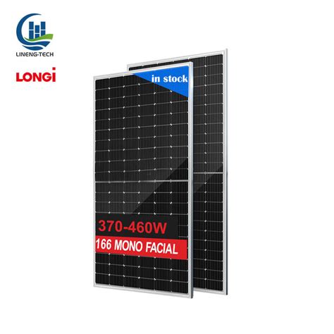 Longi Bifacial Solar Panels 530W 535W 540W 545W 550W PV Solar Panel For On Grid Solar System
