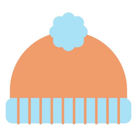 Diseño Png Y Svg De Sombrero Naranja Y Azul Para Camisetas