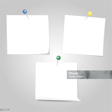 핀 스테이플 종이 클립 밝은 배경에 종이의 명확한 목록입니다 벡터 일러스트 레이 션 0명에 대한 스톡 벡터 아트 및 기타 이미지