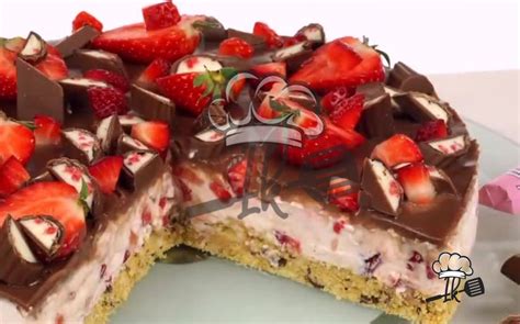 Yogurette Erdbeer Torte 1k Rezepte