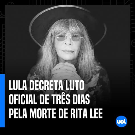 UOL Notícias on Twitter LUTO Lula decretou luto oficial de três