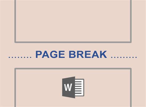 Cara Membuat Page Break Di Word