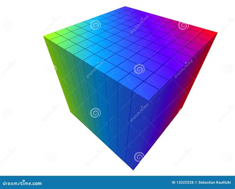 Rainbow Cube Stock Illustration Illustration Of Global 13322528