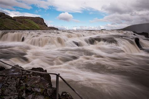 Gullfoss Waterfall The Golden Fall In Iceland Stock Image Image Of Scandinavia Taiexcl 135767503