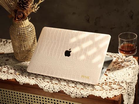 Beige Crocodile Pattern Macbook Case For Macbook Air 13 15 Pro 13 14 15 16 Macbook Case