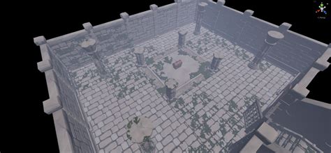 3d Stylized Temple Dungeon
