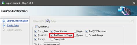 Sql Sqldeveloper Automatically Adds Force Editionable Stack Overflow