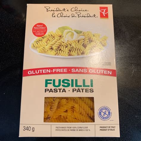 President S Choice Gluten Free Fusilli Pasta Reviews Abillion