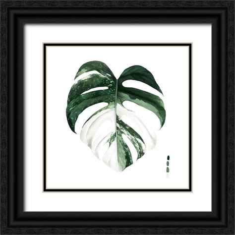 Popp Grace 26x26 Black Ornate Wood Framed With Double Matting Museum