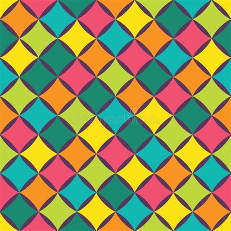 Vector Modern Seamless Colorful Geometry Pattern Color Abstract Stock Vector Illustration Of