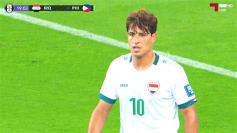 ملخص مباراة العراق والفلبين مهند علي ميمي يحسم المباراة تصفيات كأس
