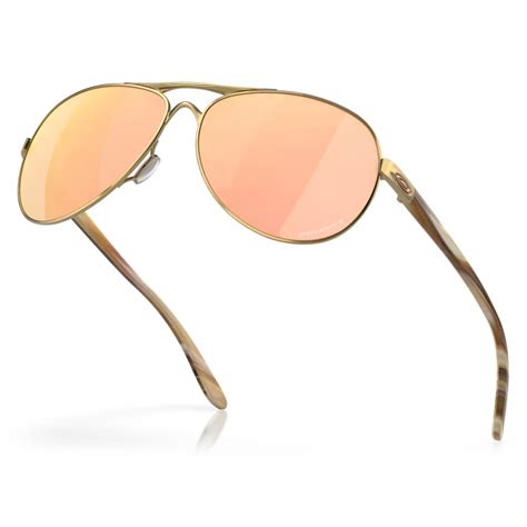 Oakley Feedback Prizm Rose Gold Polarized Polished Gold