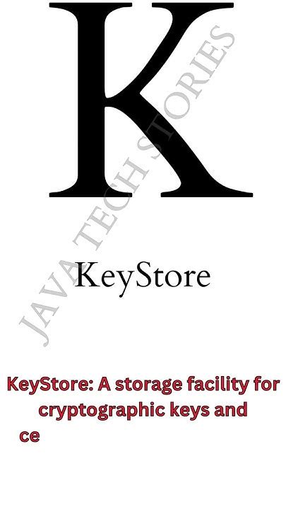 Keystore In Java Youtube