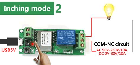 สมารทสวทชไรสาย SONOFF USB 5V 1 Channel Jog Inching Self locking