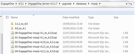 How To Upgrade From Engageone V430 To V431 Using Sql Scripts
