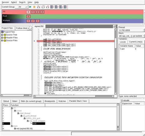 Cornell Virtual Workshop Profiling And Debugging Debugging Ddt Tool