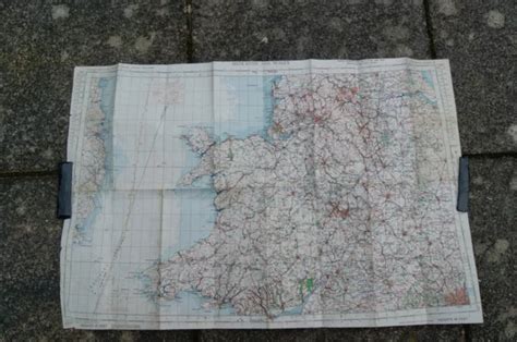 RAF WW MAP Ordnance Survey Aeronautical Aircraft Air Force Midlands Wales PicClick UK