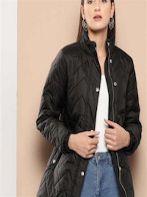 Buy Chemistry Solid Quilted Jacket Jackets For Women 23156896 Myntra