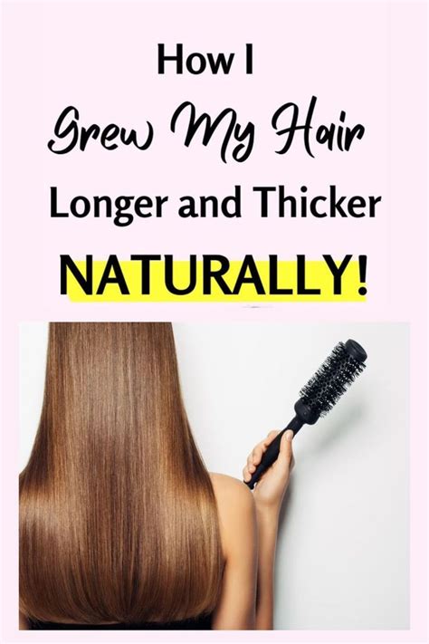 How I Grew My Hair Longed And Thicker Naturally Artofit