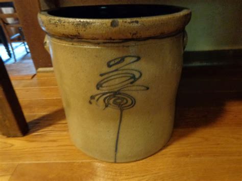 Old Salt Glaze Crock Antique Crocks Old Crocks Crock