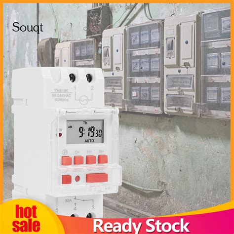 Tm919b Time Switch Programmable Accurate Timing Plastic Enclosure Lcd