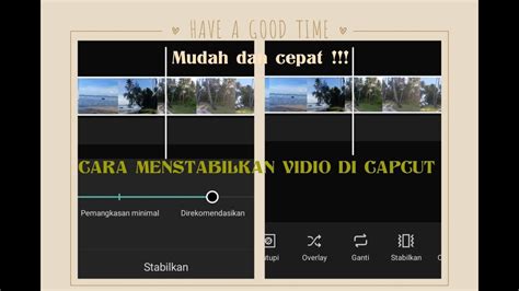 CARA STABILKAN VIDIO DI CAPCUT YouTube