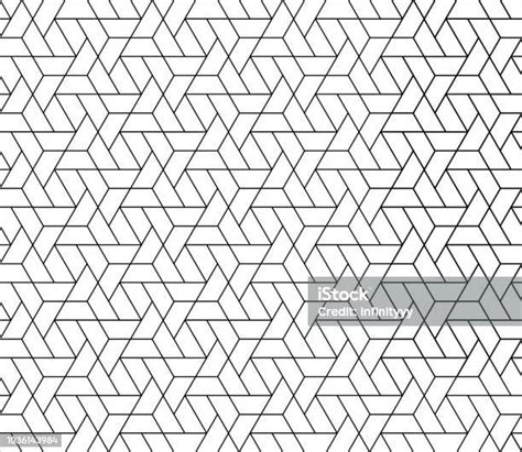 벡터 육각 완벽 한 패턴입니다 기하학적 인 삼각형 격자를 반복 벡터 및 일러스트 패턴에 대한 스톡 벡터 아트 및 기타 이미지