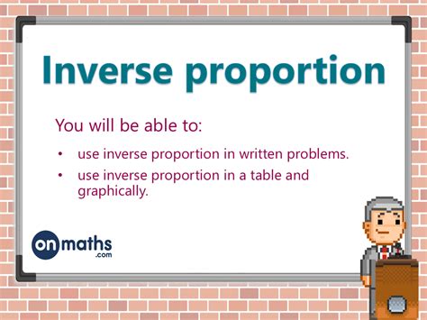 Inverse Proportion Lesson Powerpoint Gcse Maths Teaching Resources