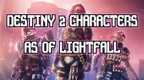 Destiny 2 Characters Lightfall Tier List Community Rankings Tiermaker