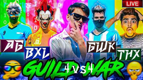 FREE FIRE LIVE GUILD TEST FF LIVE GUILD TEST WAR Ff Live Giveaway Freefirelive Fflive
