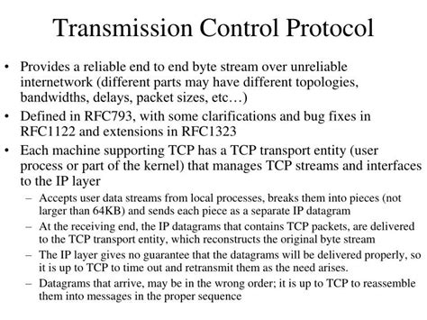 Transmission Control Protocol