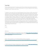 T5DQ1 7 Docx Topic 5 DQ 1 The First Problem We Confront In Analyzing
