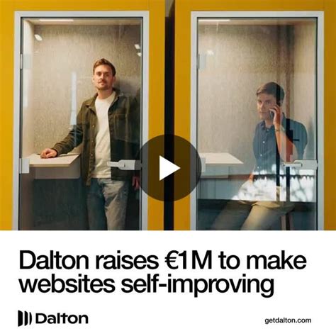 🔥 Extremely Proud To Announce Dalton Ai Has Raised €1 Million Dalton