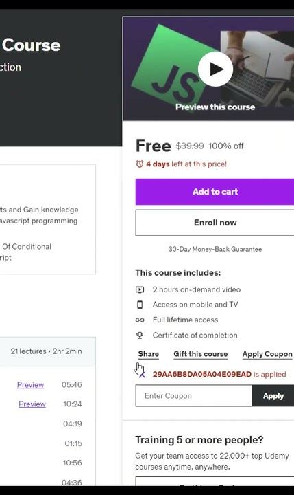 Javascript For Beginners Complete Course Udemy Free Course Free