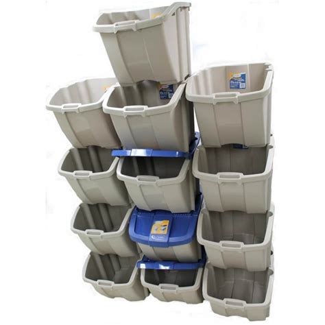 Stackable Recycling Bins Stacking Recycle Bin 55 Off