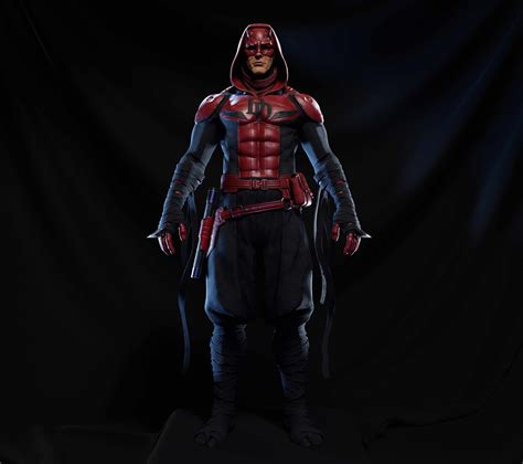 Daredevil Redesign Fanart Zbrushcentral