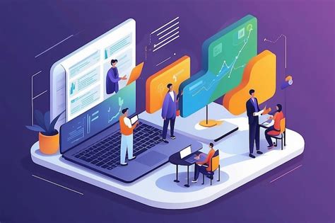 premium ai image edtech vector illustration flat tiny educational
