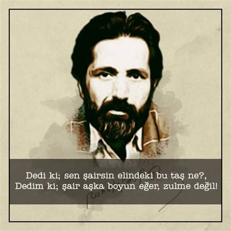 Cahit Zarifoğlu on Twitter Dedi ki sen şairsin elindeki bu taş ne