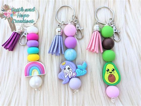 Beaded Character Keychain Artofit