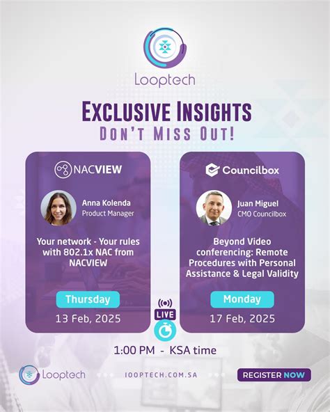 Webinar Innovation Cybersecurity Looptech For Cybersecurity