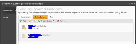 Did I Misconfigure Solarwinds Event Log Forwarder Event Log