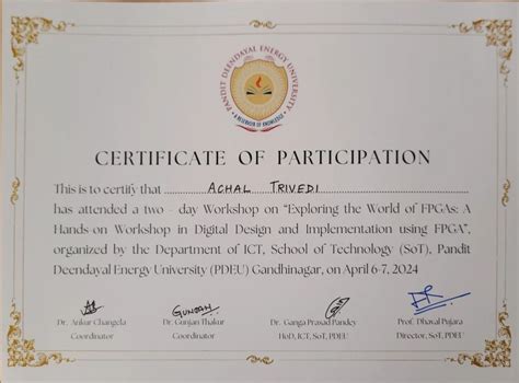 Achal Trivedi On Linkedin Fpga Vlsi Verilog