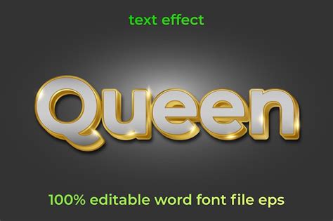 Premium Vector Text Effect Gold