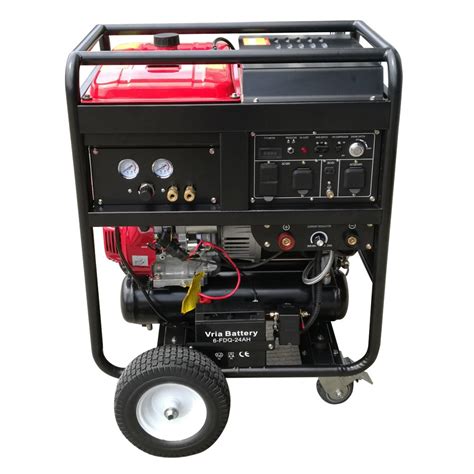 6kw 200a Portable Gasoline Petrol Powered Welder Generator Air