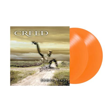 Creed Human Clay 25th Anniversary Exclusive Orange Smoke Vinyl 2x Lp