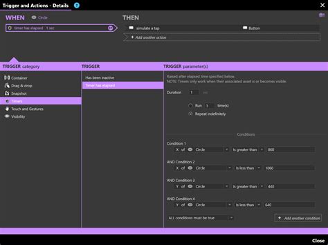Screen Location Based Trigger Help From Community Intuiface Community