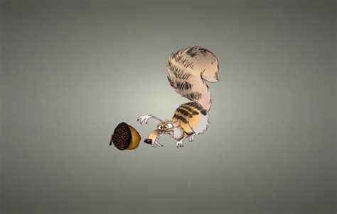 Wallpaper Scrat Ice Age Glans Cristobel Acorn Protein Skrat Ice